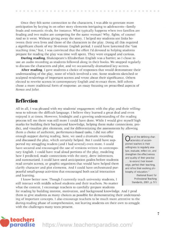 Teaching Reading Strategies With Literature That Matters to Middle ...