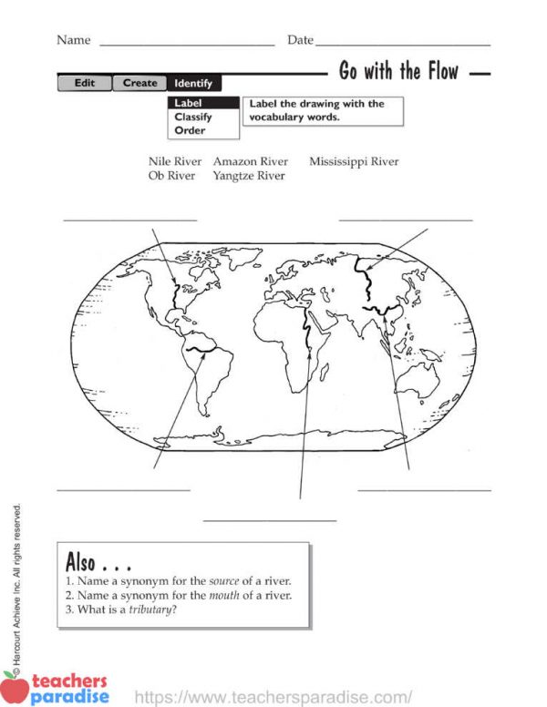 The World’s Longest Rivers by Harcourt Achieve Inc - TeachersParadise