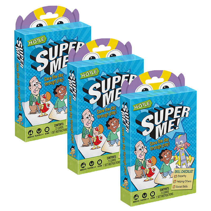 TeachersParadise - Hoyle Super Me Children's Card Game, Pack of 3 ...