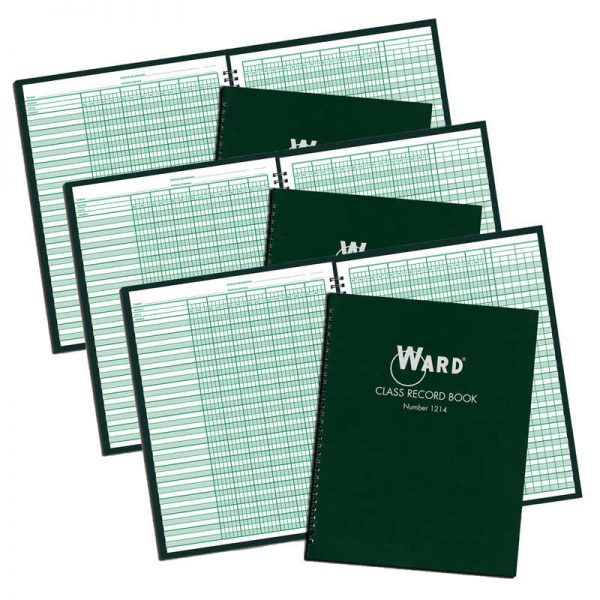 TeachersParadise - Ward® Class Record Book, 12-14 Week Grading Periods ...