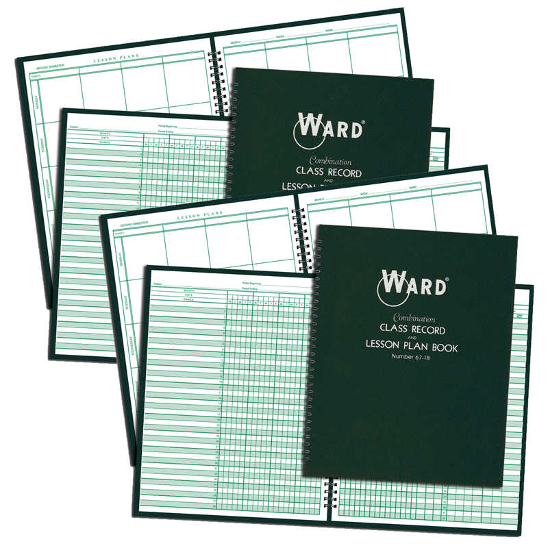 TeachersParadise - WARD® Combination Class Record (6-7 Week Grading ...