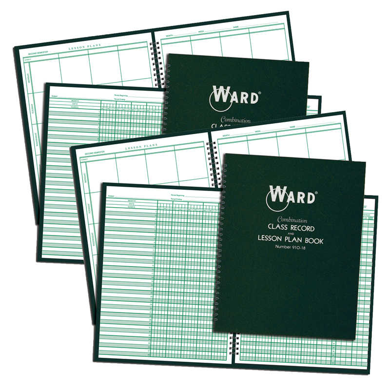 TeachersParadise - WARD® Combination Class Record (9-10 Week Grading ...