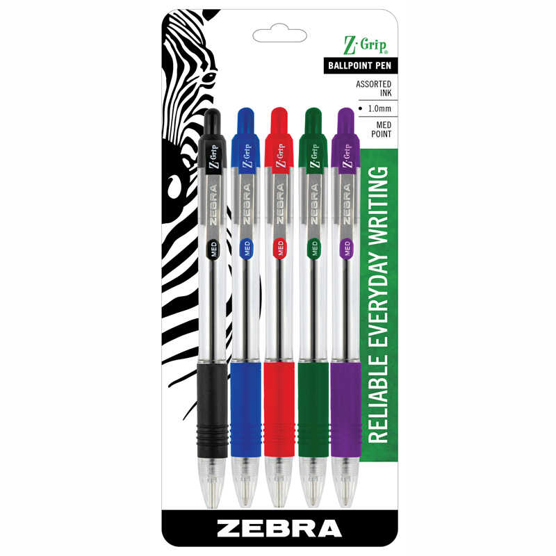 TeachersParadise - Zebra Pen Z-Grip® Ballpoint Retractable Pen, 1.0mm ...